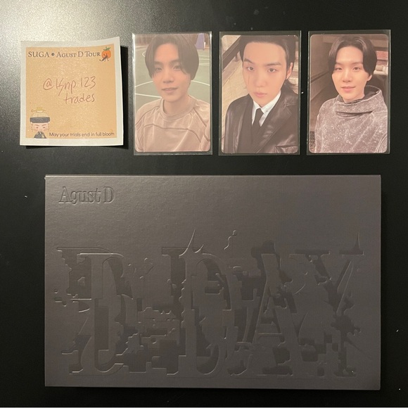 Media | Agust D D Day Album With Photocard Set | Poshmark